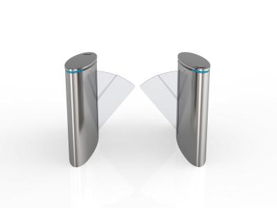 China Telescopic Acrylic Flap Barrier Turnstile Gate Access Control Systems With Elegant Design for sale