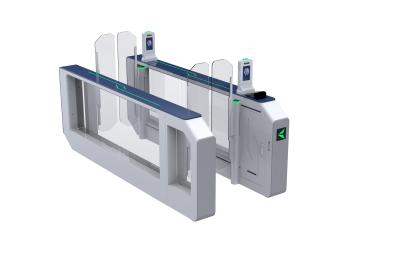 China Double Identification Swing Barrier Gate with 10mm Acrylic Arm and 100-240V Input Voltage for sale
