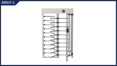 중국 304 스테인레스 스틸 RFID QR 리더가 있는 전체 높이의 턴스틸 게이트 판매용