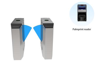 中国 組み込みのRFID/QRコードカード収集機付きの室内/室外歩行者フラップバリアゲート 販売のため