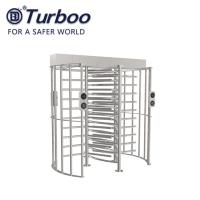 China SUS304 Stainless Steel Full Body Turnstile With Interlocking Function for sale