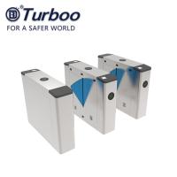 China Fingerprint Flap Barrier Gate / Entrance Barrier Systems Auto Reset Function for sale