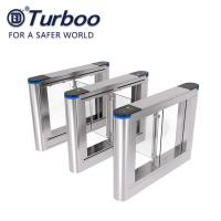 China RFID Card Reader Swing Barrier Gate / Access Control Barriers And Gates for sale