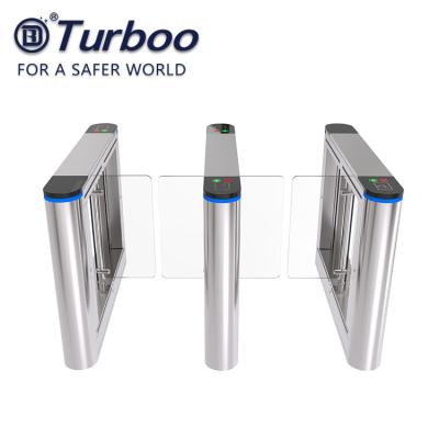China Security Control de Acceso-Pederstrain Flap barrier Gate-QR Code-community entrance-Colecionador de cartões-RFID/QR Code for sale