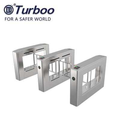 China Access Control Pedestrian Barrier Gate With Voice And Strobe Light Alerts for sale