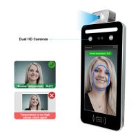 China Thermometer Face Recognition Smart Security Access Control System for sale