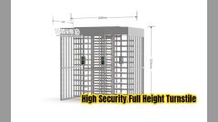 Introduce G5414-2 Access Control Security Stainless Steel Full Height Turnstile For You