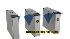 View Y248 Office Factory 3 Pairs Flap Barrier Gate Retractable Automatic Designed Demo