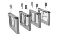 View A306C Nine Control Modes Mechanical Swing Gate Turnstile For Government Building Demo