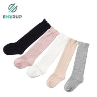 China Breathable Baby White Knee High Socks Childrens Seamless Socks for sale