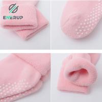 China Non Slip Baby Socks Winter Childrens Seamless Socks White Pink for sale