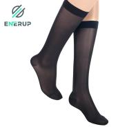 China Sheer Womens Compression Stockings 20-30mmHg Support Socks For Circulation for sale