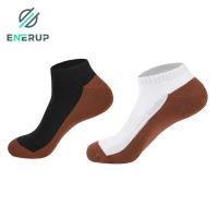 China White 90% Bamboo Copper Fit Diabetic Socks Non Binding Cuff for sale