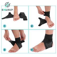 China S M Compression Support Sleeve Knitted Ankle Brace For Achilles Tendonitis for sale