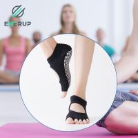 China Five Fingers Half Toe Yoga Socks Yoga Toe Separator Socks for sale