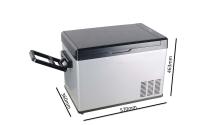 China DC Compressor 40L Mini Car Refrigerator Cooler for sale