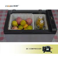 China 40L Small Car Fridge Freezer With LCD Touch Screen for sale