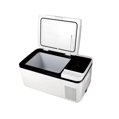 Cina Mini frigorifero portatile di vetro temperato ABS per l'automobile in vendita
