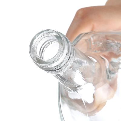 中国 700ml 750ml 1000ml ウイスキー ジン ウイスキー リコア ガラス ミニ 700ml スクウェア リコア ギフト セット ボトル 販売のため
