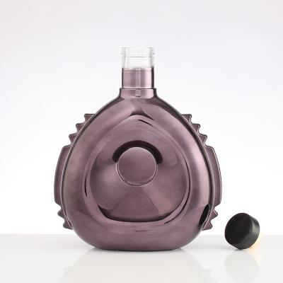 China 750 ml de garrafas de licor electroplated para Bar Hot Stamping à venda