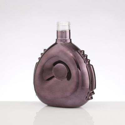 China 750 ml de garrafas de licor electroplated para Bar Hot Stamping à venda