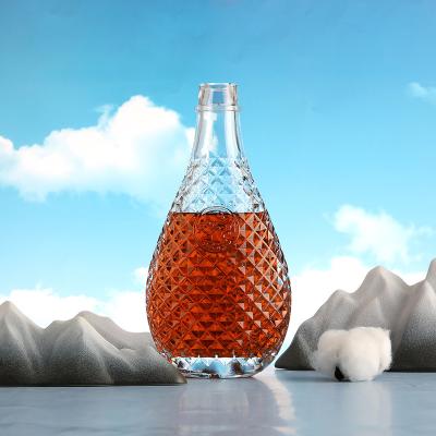 中国 豪華な形 酒類用飲料産業に適した酒類用酒類用グラス瓶 販売のため