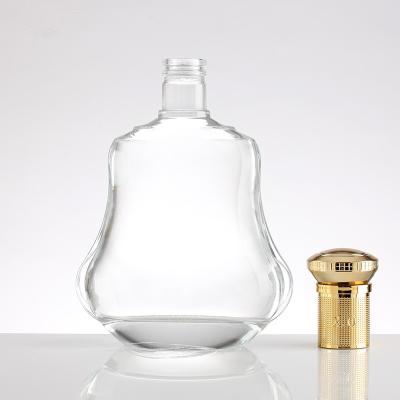 Cina Super Flint Glass 300 ml 500 ml 750 ml Whisky Spirits Vodka Bottle per liquori Tequila in vendita