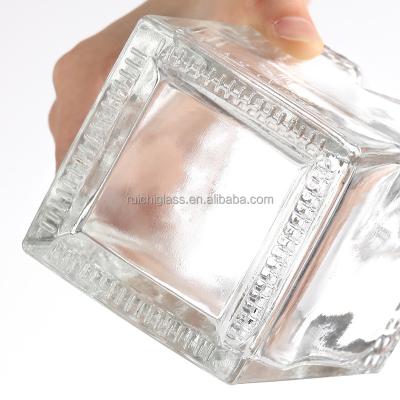 China Tipo de vedação personalizado Garrafa de vidro limpo e vazio 700 ml 750 ml garrafa de vodka rum à venda