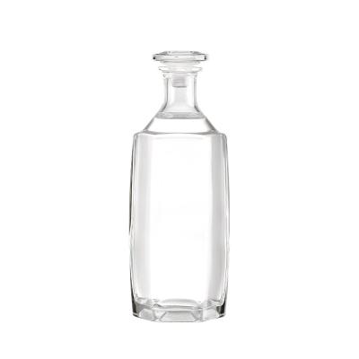 Cina Bottiglie di vino di frutta e liquori di vetro trasparente da 500 ml con sughero per la distribuzione di bevande in vendita