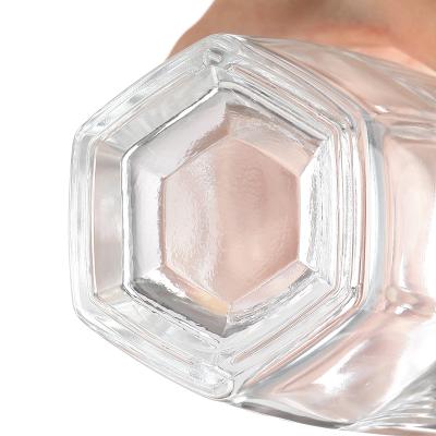 Cina Bottiglie di vino di frutta e liquori di vetro trasparente da 500 ml con sughero per la distribuzione di bevande in vendita