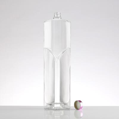 中国 750ml カスタマイズされたデザイン ガラススピリッツ ボトル 販売のため