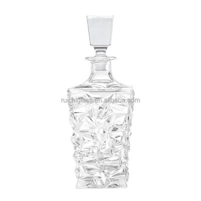 China Warm stempelen 350 ml 700 ml Super Flint Glas Vodka Whisky flessen met verschillende maten Te koop