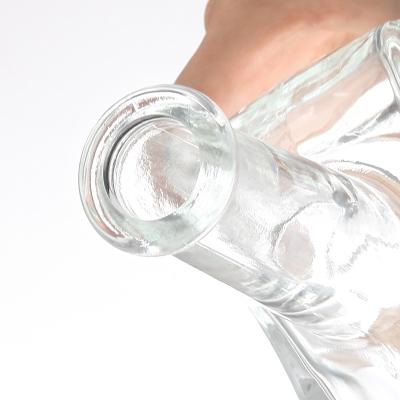 China 750ml Guitarra em forma de garrafas de vidro para personalizado Vodka e Whisky personalizado fazer personalizado à venda