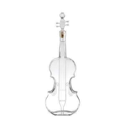 China Super Flint Glass Direct Doorzichtige Vodka Rum Gin Flessen 700ml 750ml Unieke Flesvorm Te koop