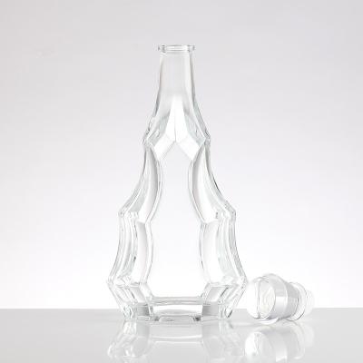 Cina Bottiglie di vetro Super Flint in 100 ml 200 ml 250 ml 500 ml 700 ml 1000 ml per vino e liquori in vendita