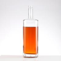 China Customized 500ml 750ml Glass Whiskey Spirited Bottles for Customized Customized Empty for sale