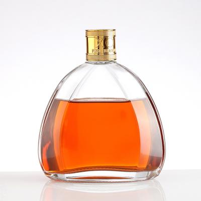 Cina Bottiglia da bere in vetro nero per 700 ml di Brandy Rum Vodka Latte di liquore 750 ml Bottiglia di vetro in vendita