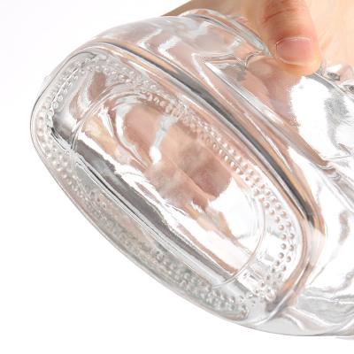 Cina Bottiglia di vetro di brandy di lusso da 750 ml con materiale di base in vetro Super Flint in vendita