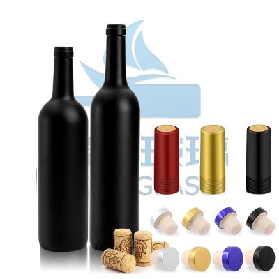 Super Flint Glass 500ml 750ml Frosted Empty Liquor Bottles for Your Benefit