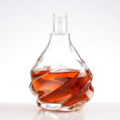 Cina 200 ml 375 ml 500 ml 700 ml 750 ml Bottiglia di vetro per la gelatazione Vino Licore Whisky Vodka Brandy in vendita