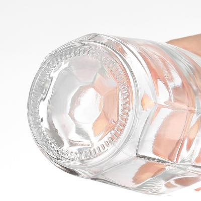 Cina Forma personalizzata Rotondo Quadrato Decal Logo Imposta Etichetta 700ml 750ml Bottiglia di vetro per bevande in vendita