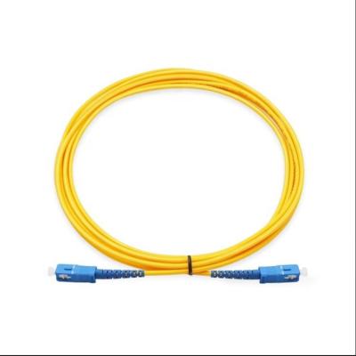 Китай LSZH Fiber Optic Patch Cord SC UPC-SC UPC Simplex Single Mode для сетей FTTH продается