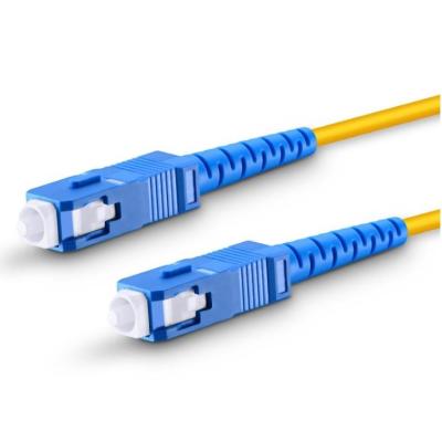 Китай LSZH Fiber Optic Patch Cord SC UPC-SC UPC Simplex Single Mode для сетей FTTH продается