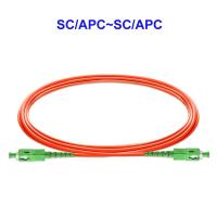 China OM1 OM2 Fiber Optic Patch Cable Multimode Duplex SC APC To SC APC for sale