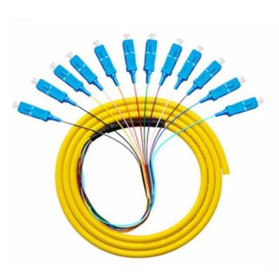 China Single Mode Simplex Pigtail Patch Cord Jumper Pigtail With FC LC Sc St Upc APC PC Connector for sale