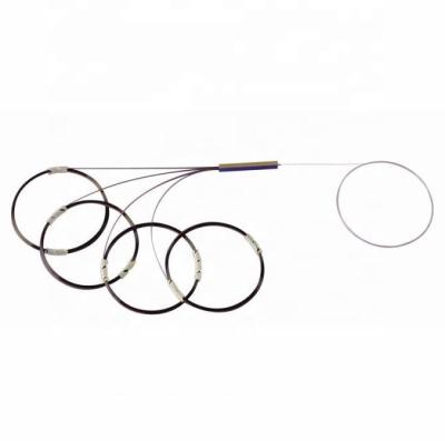 Fibra óptica de tubos de acero desnudo Mini módulo PLC splitter 250um sin conector
