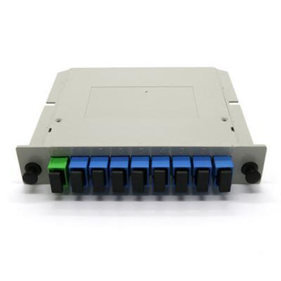 Китай FTTH Кассетный тип Волоконно-оптический соединитель PLC Splitter Lgx ABS Box Module Вставленный тип продается