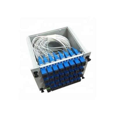 Китай FTTH Кассетный тип Волоконно-оптический соединитель PLC Splitter Lgx ABS Box Module Вставленный тип продается