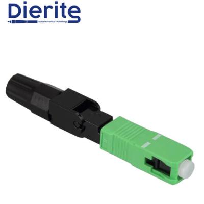 China FTTH Fiber Optic Fast Connector Sc APC Singlemode Field Assembly Connector for sale