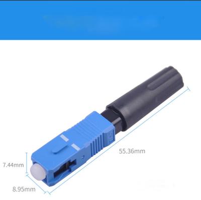Cina OEM connettore in fibra ottica incorporato singlemode 0.9 2.0 3.0mm Sc APC Quick Connector in vendita
